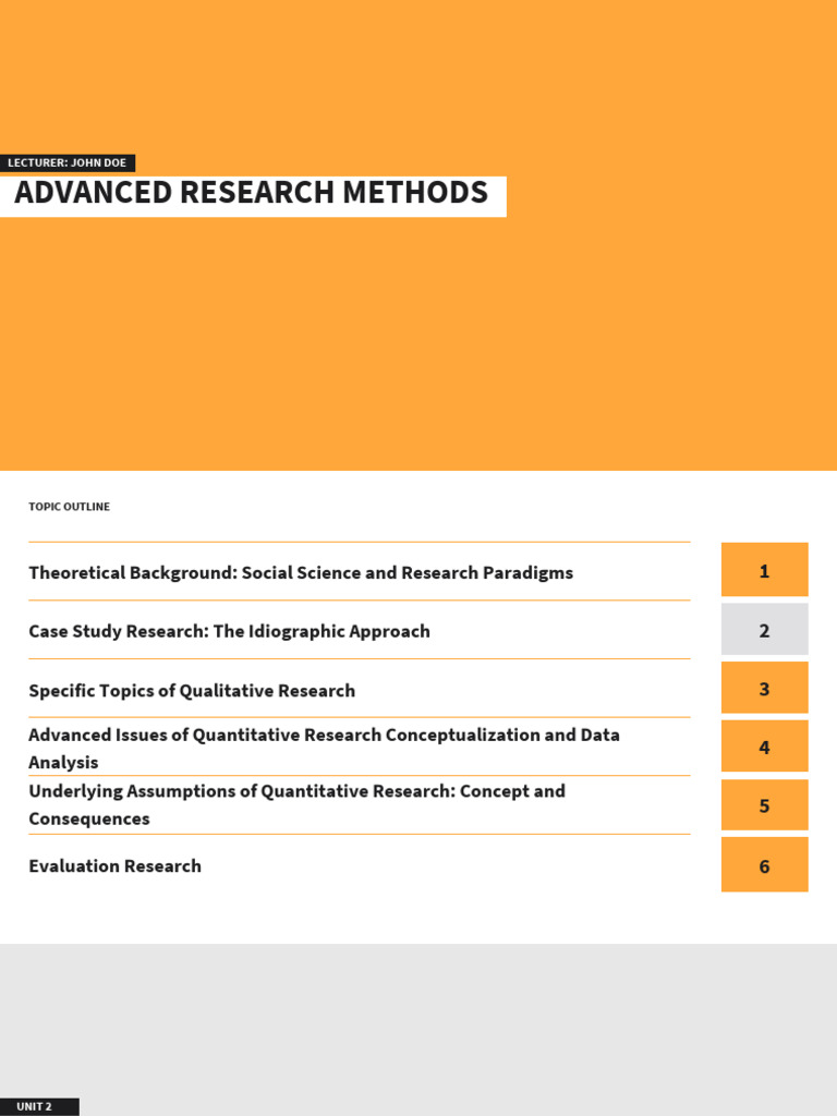 Advanced Research Method PPT Session2 | PDF | Case Study | Validity ...