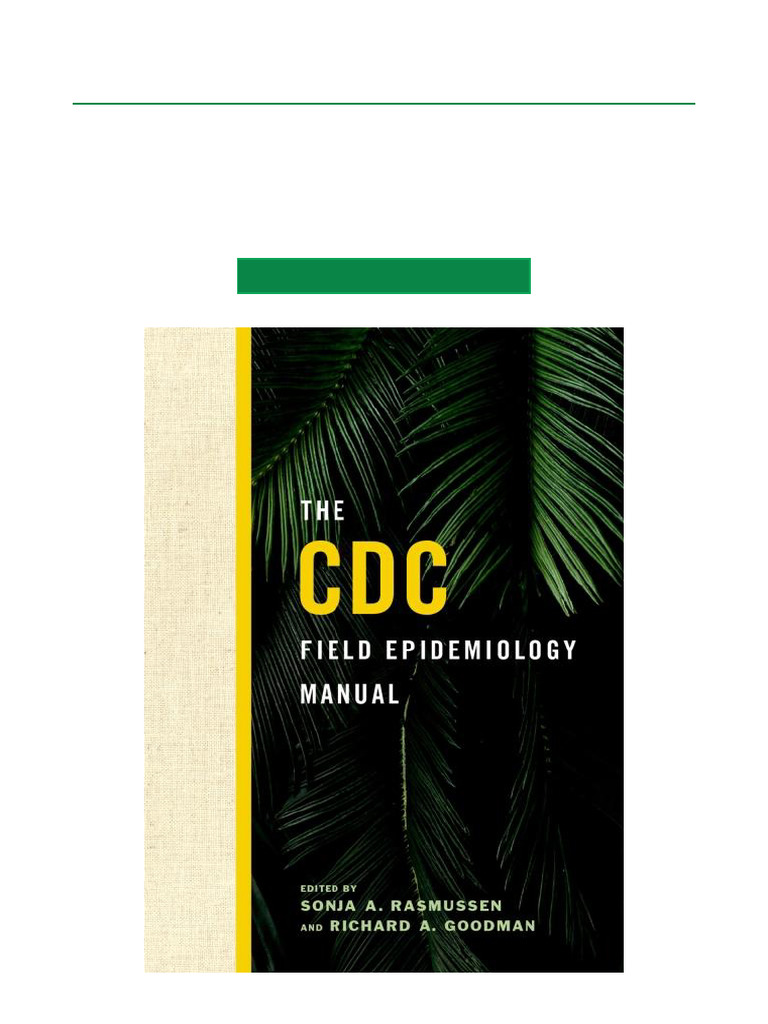 The CDC Field Epidemiology Manual - 1st Edition Full Book Access | PDF ...