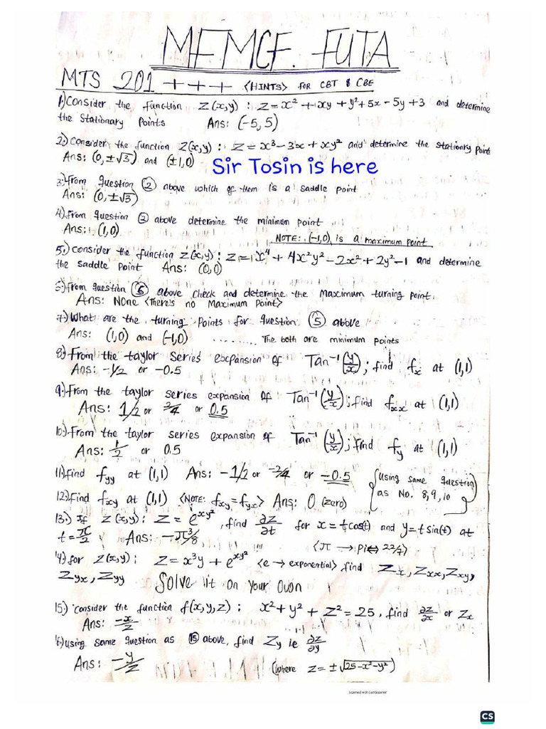 (ARMY) MTS 201 Hints For CBT & CBE | PDF