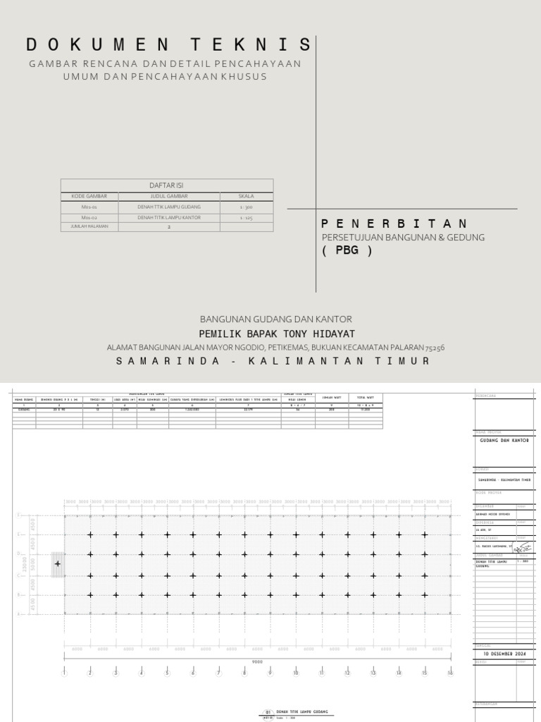 Gambar Rencana Dan Detail Pencahayaan Umum, Dan Pencahanyaan Khusus | PDF