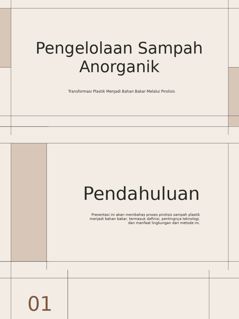 Pengelolaan Sampah Anorganik | PDF