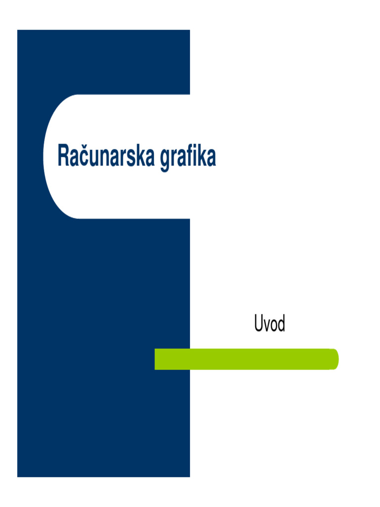 01 Uvod - 1. Deo - Print | PDF