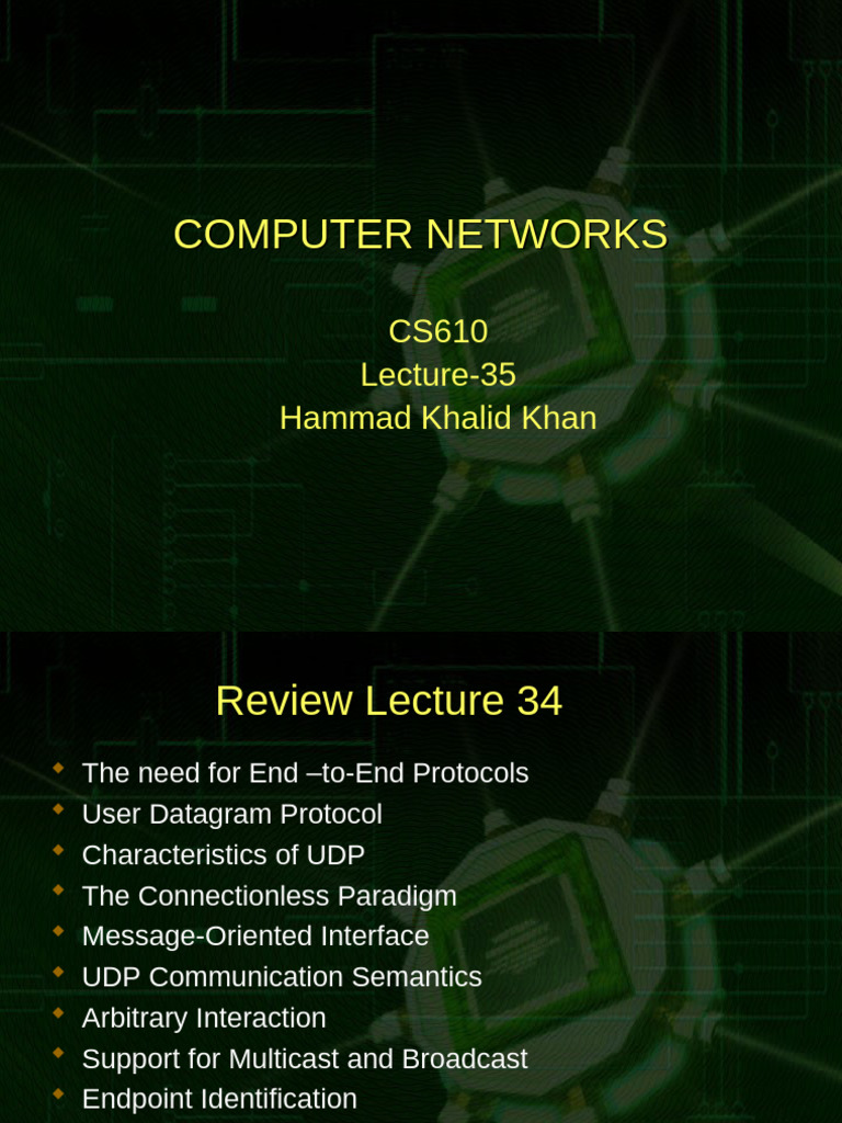 CN Lec 35 | PDF