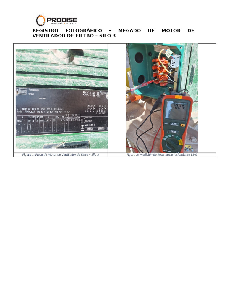 Registro Megado de Motores Filtros Silo 3 | PDF