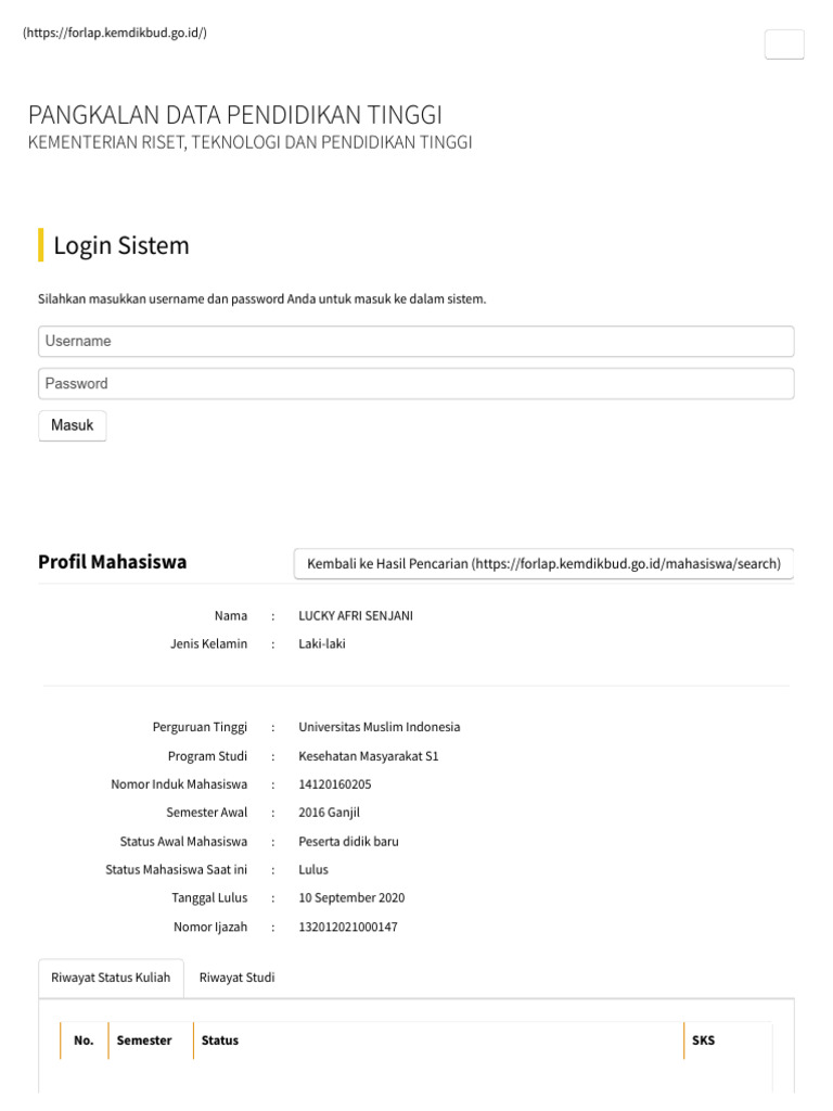 SRV4 PDDIKTI _ Pangkalan Data Pendidikan Tinggi | PDF