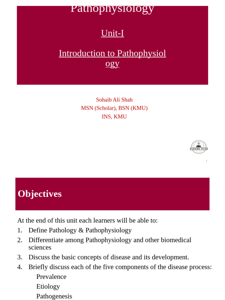 Pathophysiology Overview for Nursing | PDF | Inflammation | Endothelium