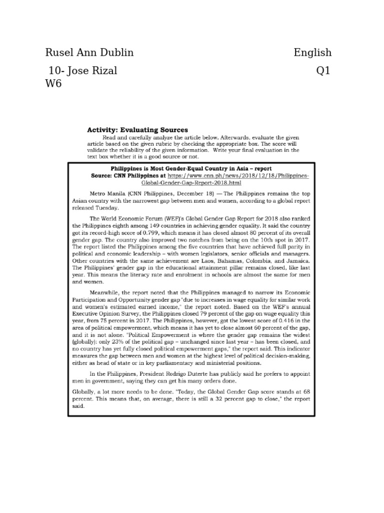 Cnn Article Evaluation | PDF