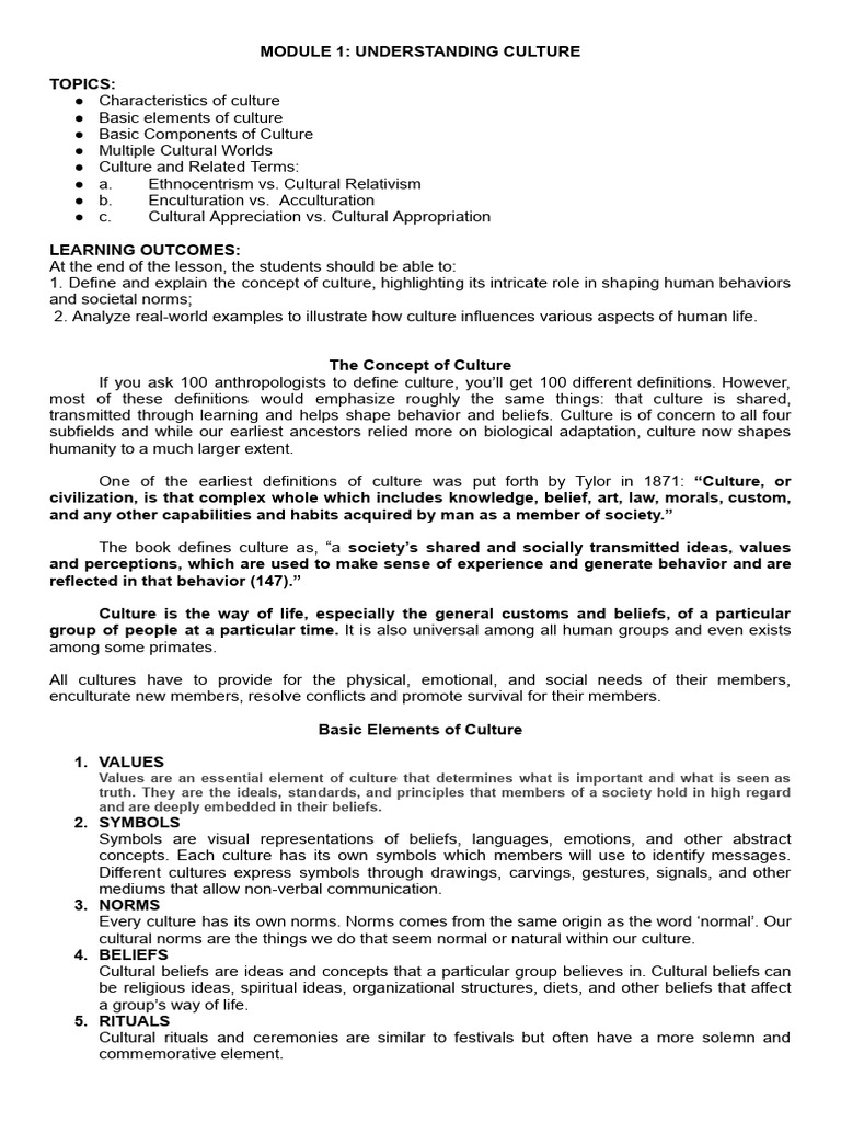 Pop Culture MODULE 1 Part 3 | PDF | Symbols | Idea