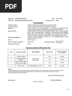 Drinking Water Test Report | PDF | Bacteria | Chemical Compounds