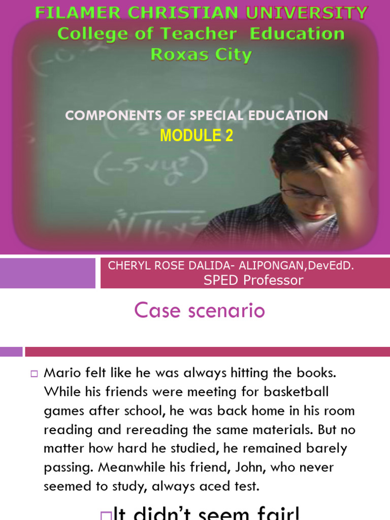 Understanding Special Education Components | PDF | Intellectual ...