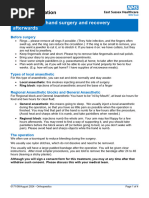 K-Wire Removal: Patient Guide | PDF | Patient | Medicine
