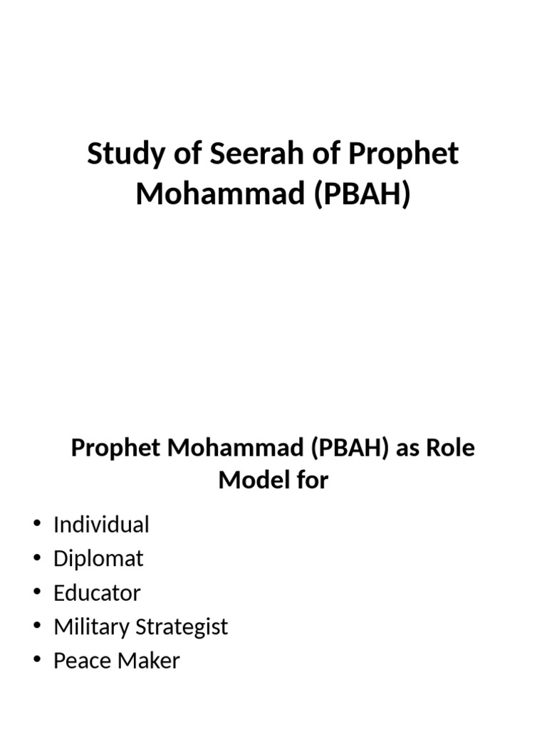 Seerah of Prophet Muhammad: A Guide for Kids | PDF | Muhammad ...