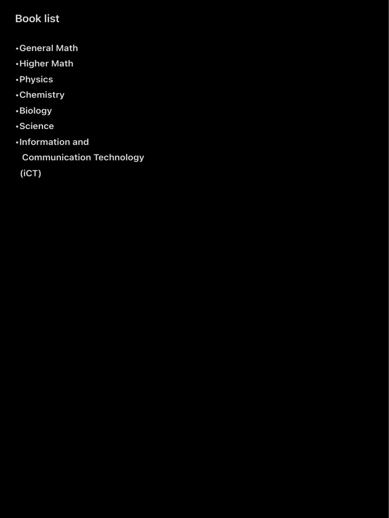 Book List | PDF