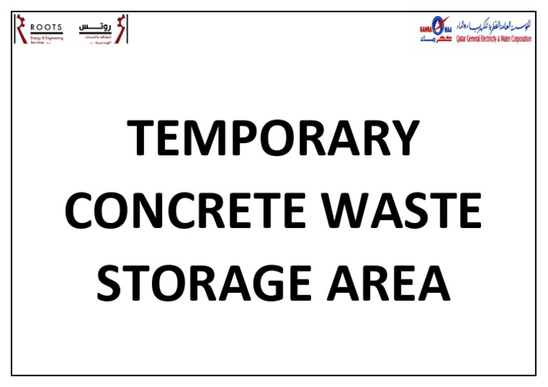 Concrete Waste | PDF