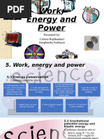 Work and Energy - Formula Sheet | PDF | Force | Potential Energy