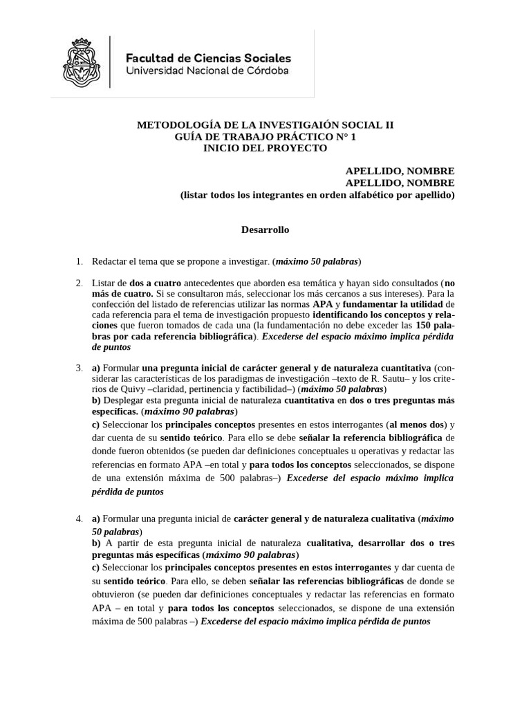 Trabajo Práctico #1 (Modelo) | PDF | Investigación cuantitativa | Science