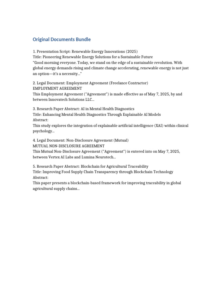 Original Documents Bundle | PDF