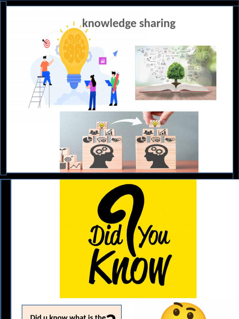 Knowledge Sharing | PDF