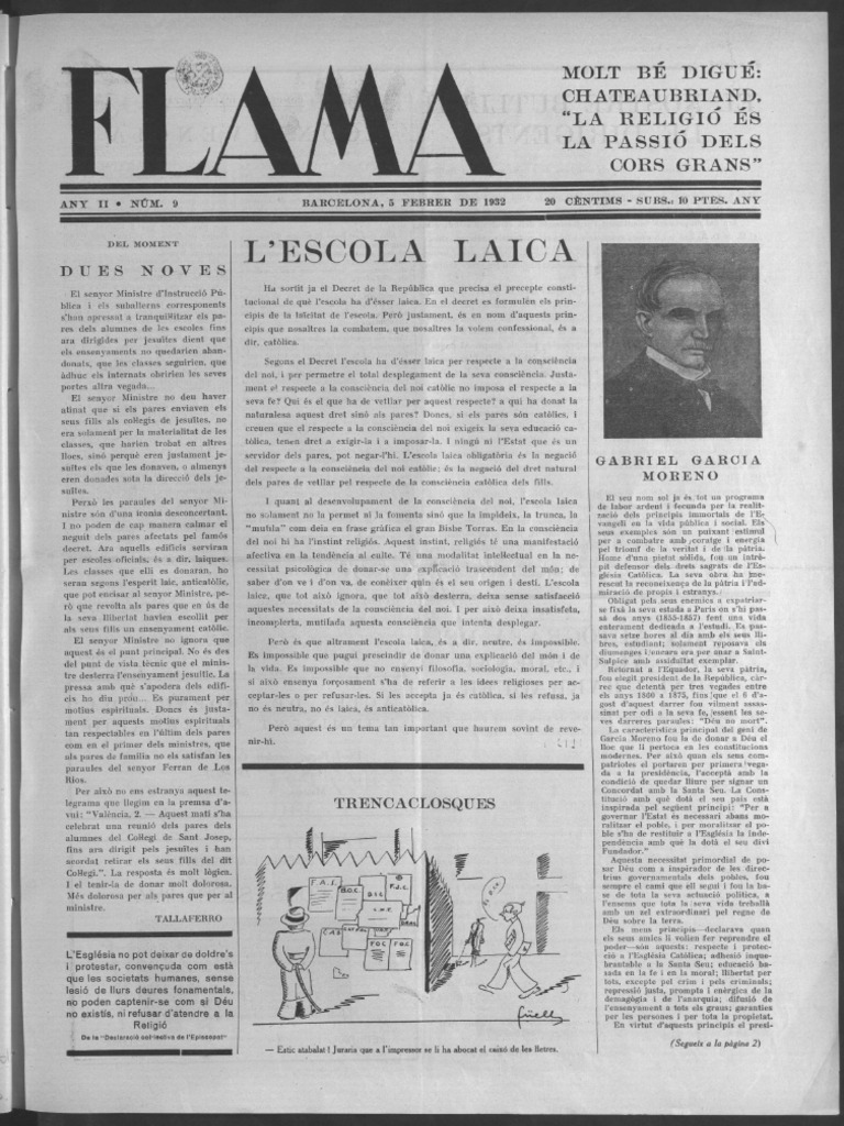 L'Escola Laica: Digué: Eligió | PDF