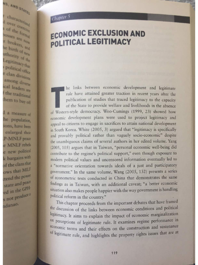 Lara - Economic Exclusion and Political Legitimacy | PDF