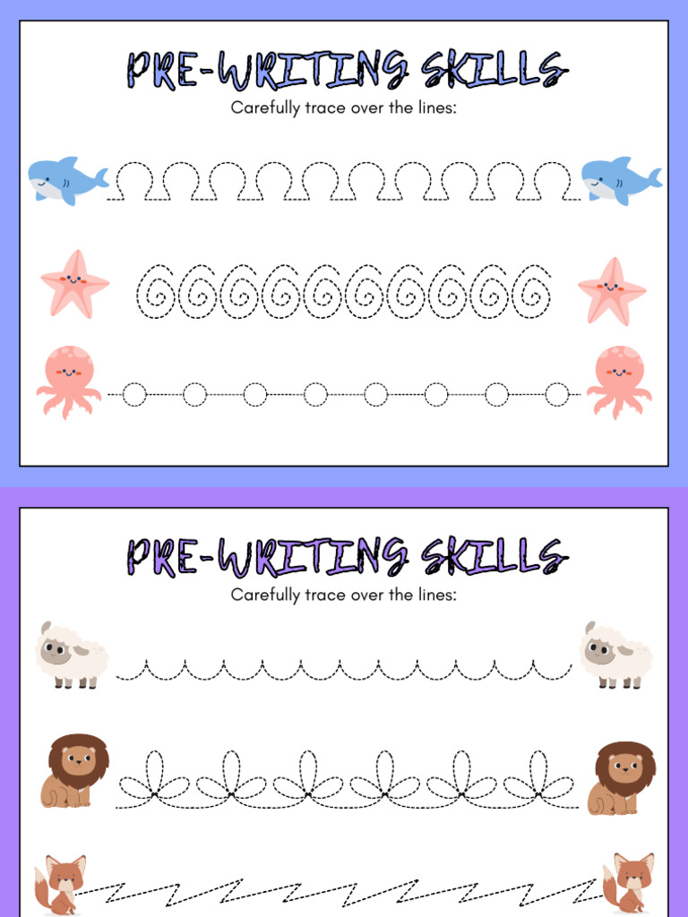 Pre-Writing Skills | PDF