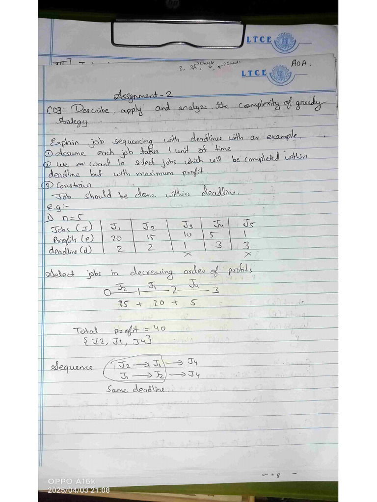 Aoa Assignment 2 | PDF