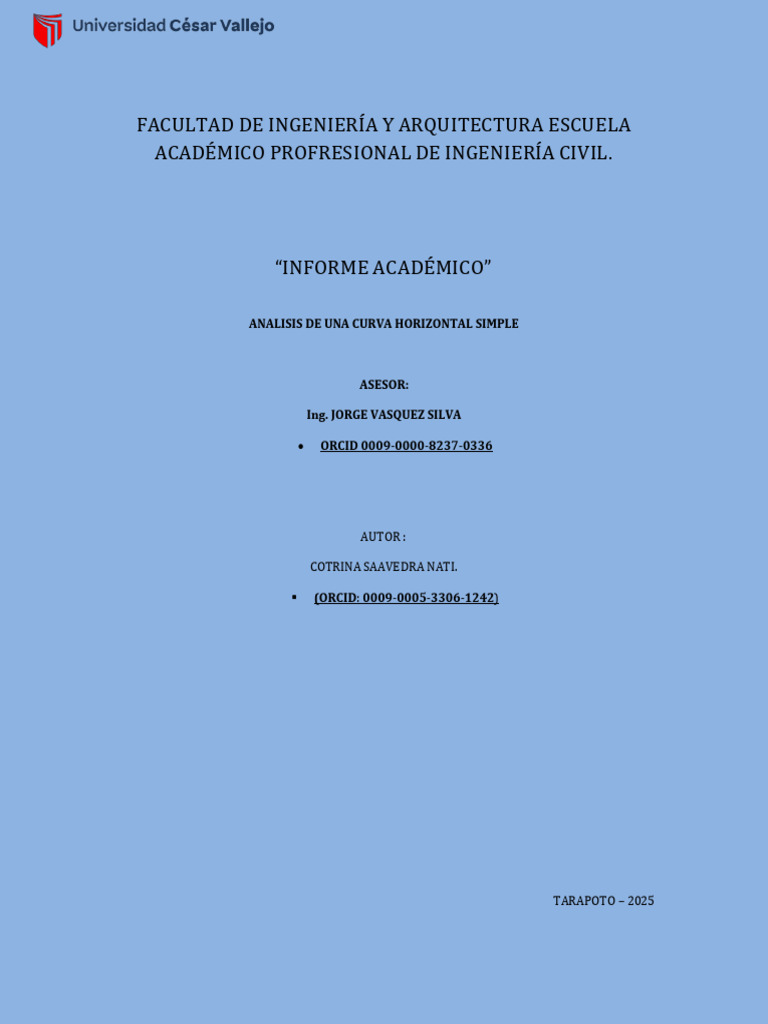 Informe_Parametros_Diseño_Geometrico | PDF | Diseño