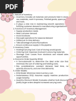 Inventory Management Notes | PDF