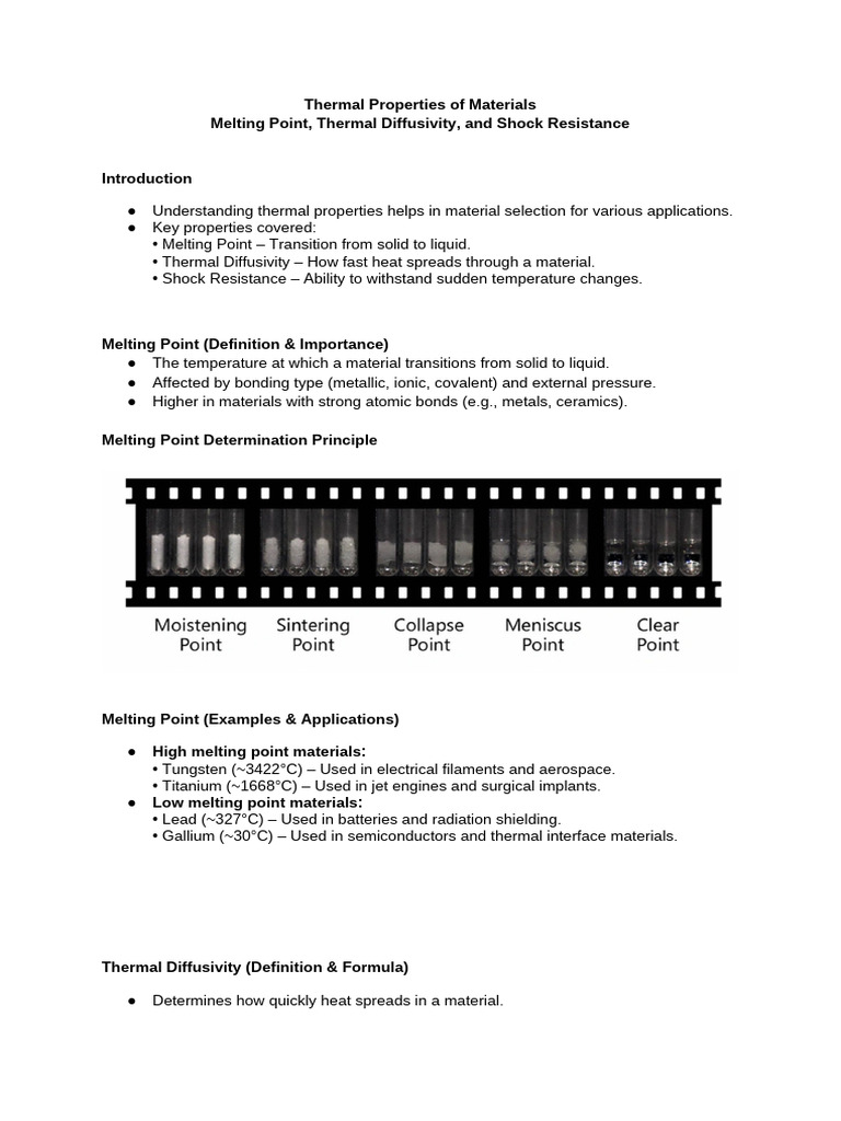SOFT COPY OF REPORT | PDF | Melting Point | Solid