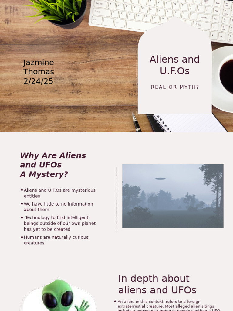 Aliens and UFOs | PDF | Unidentified Flying Object | Extraterrestrial Life