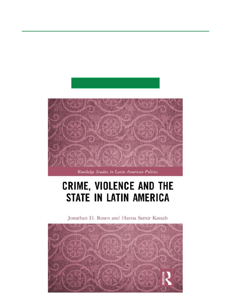 Crime and State in Latin America | PDF | Ms 13 | Cocaine