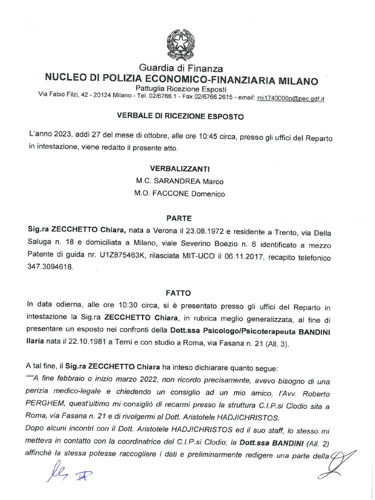 Denuncia AH GDF | PDF