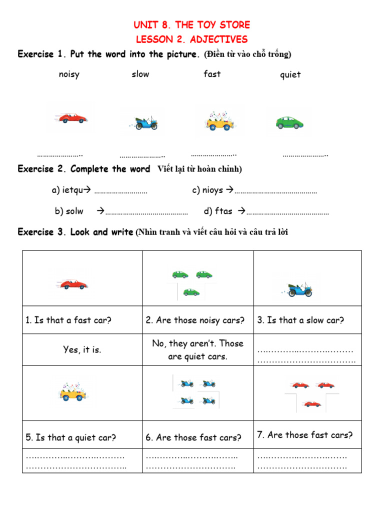 Unit 8. Lesson 2 | PDF