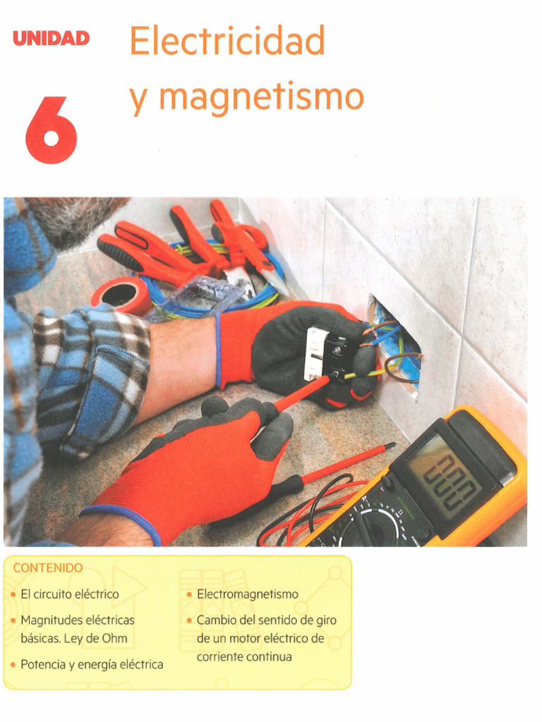 Cuaderno Electricidad y Magnetismo | PDF | Energia electrica ...