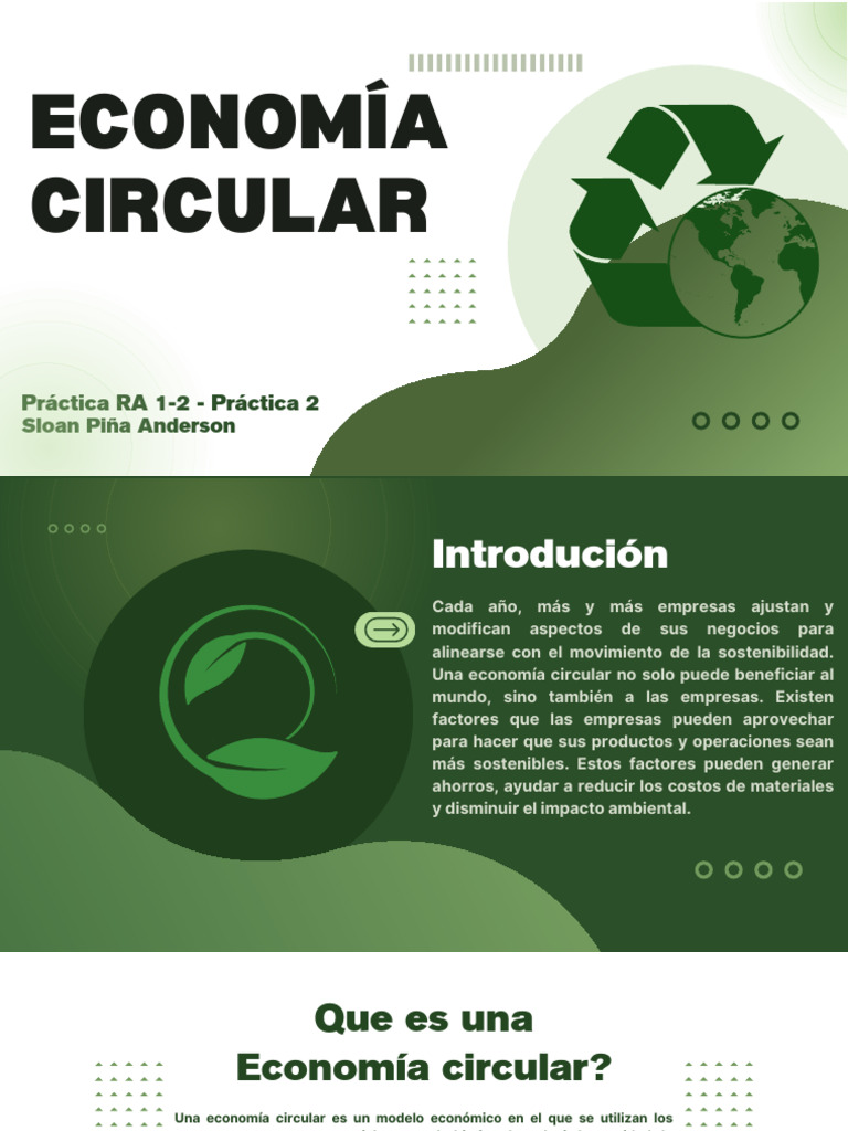 Sostenibilidad ECONOMIA CIRCULAR | PDF | Residuos | Reciclaje
