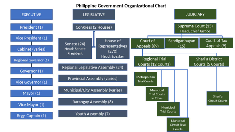 Philippine Govt Org Chart | PDF