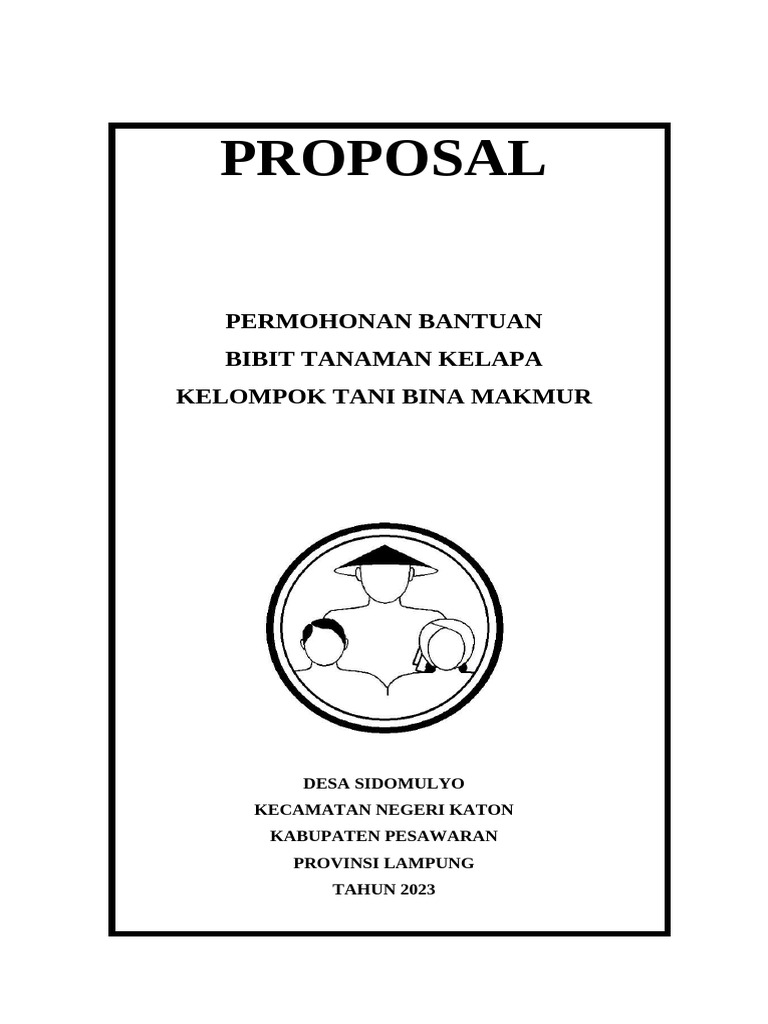 Permohonan Bibit Kelapa Genjah 2023 | PDF