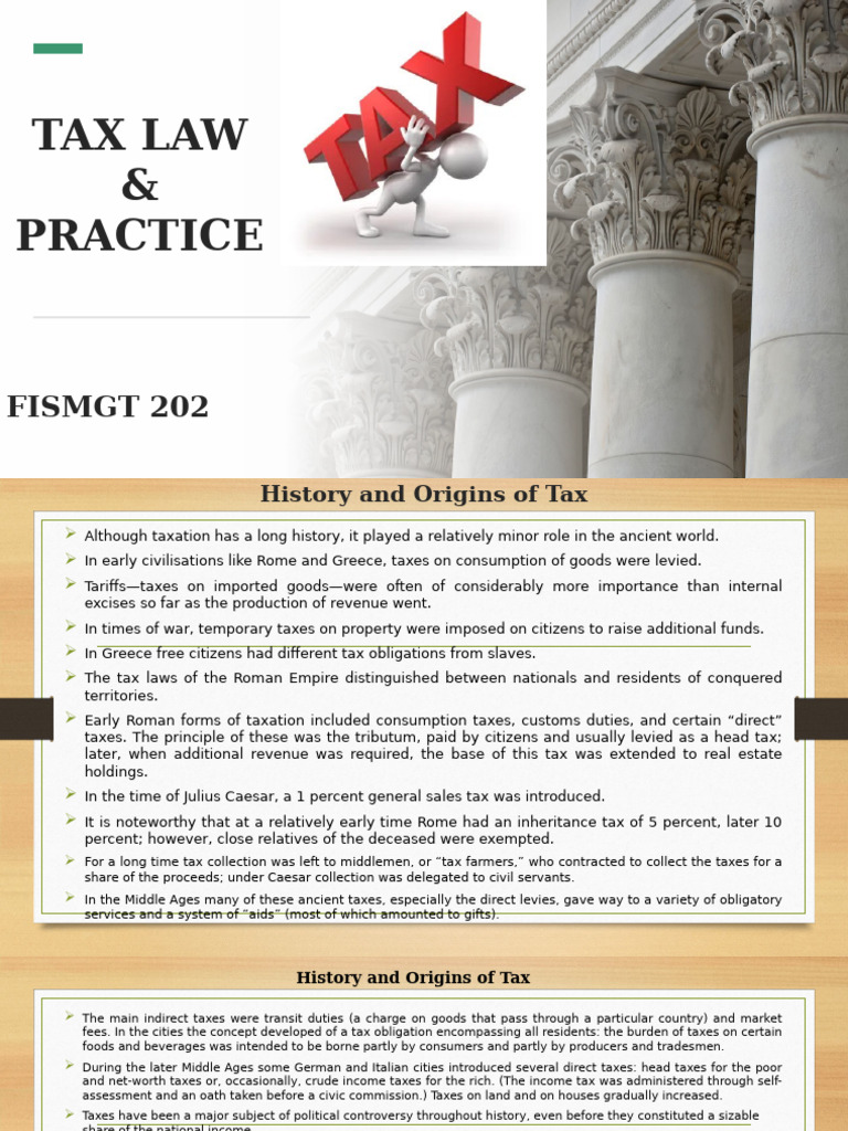 Tax Administration & Legal Framework | PDF | Taxes | Tax Rate