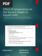 A Science Project Using Cold vs. Hot Tennis Balls - Sciencing PDF | PDF ...