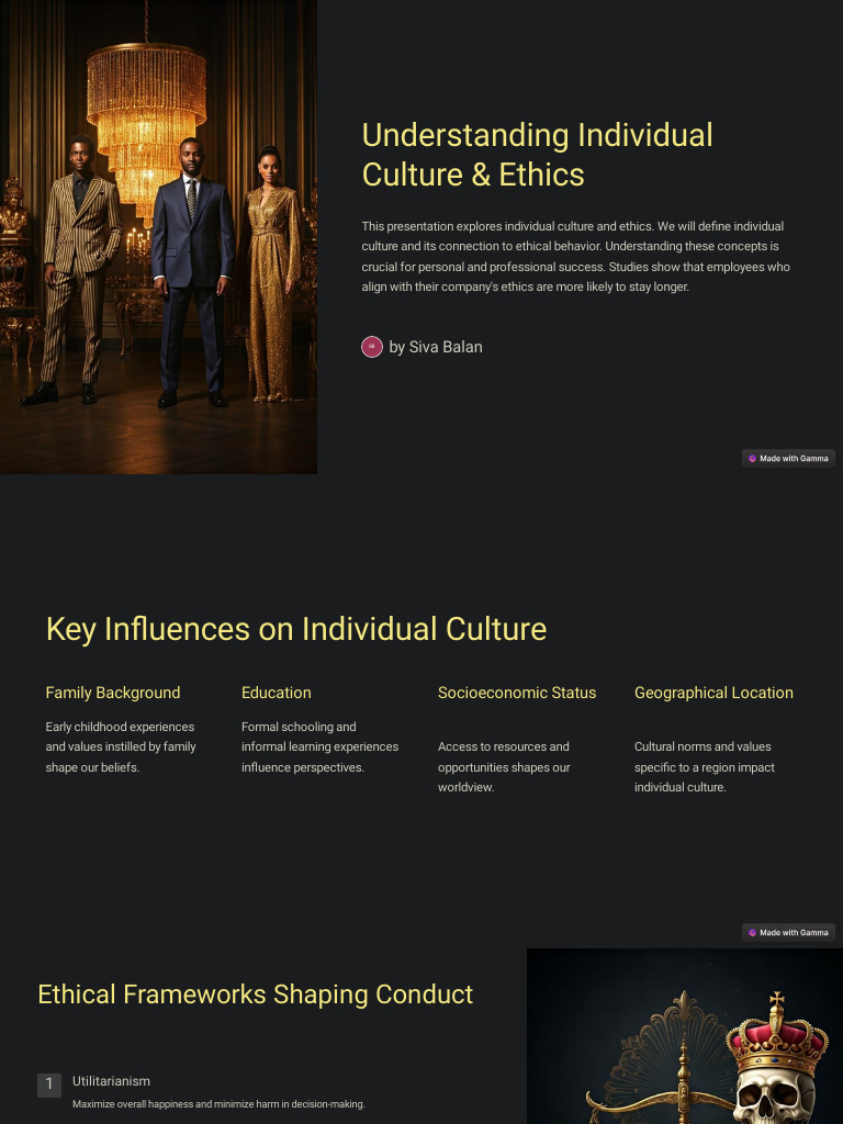 Understanding Individual Culture and Ethics | PDF | Bias | Social ...