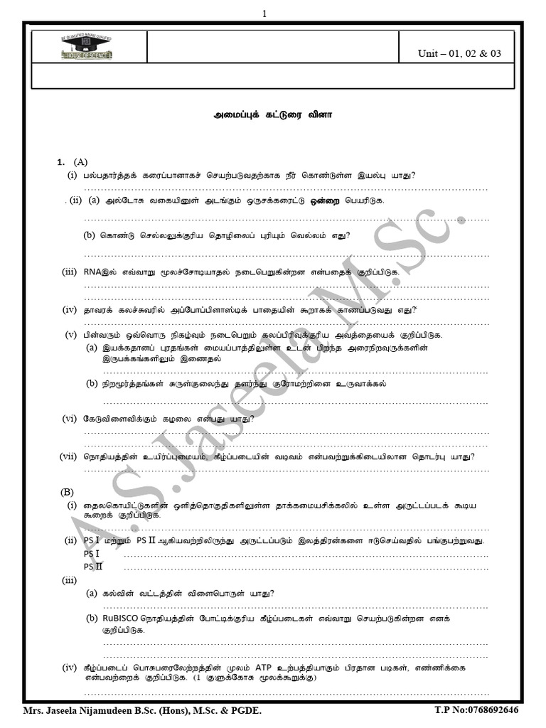 U - 01, 02, 03 - STR - Zoom Class | PDF