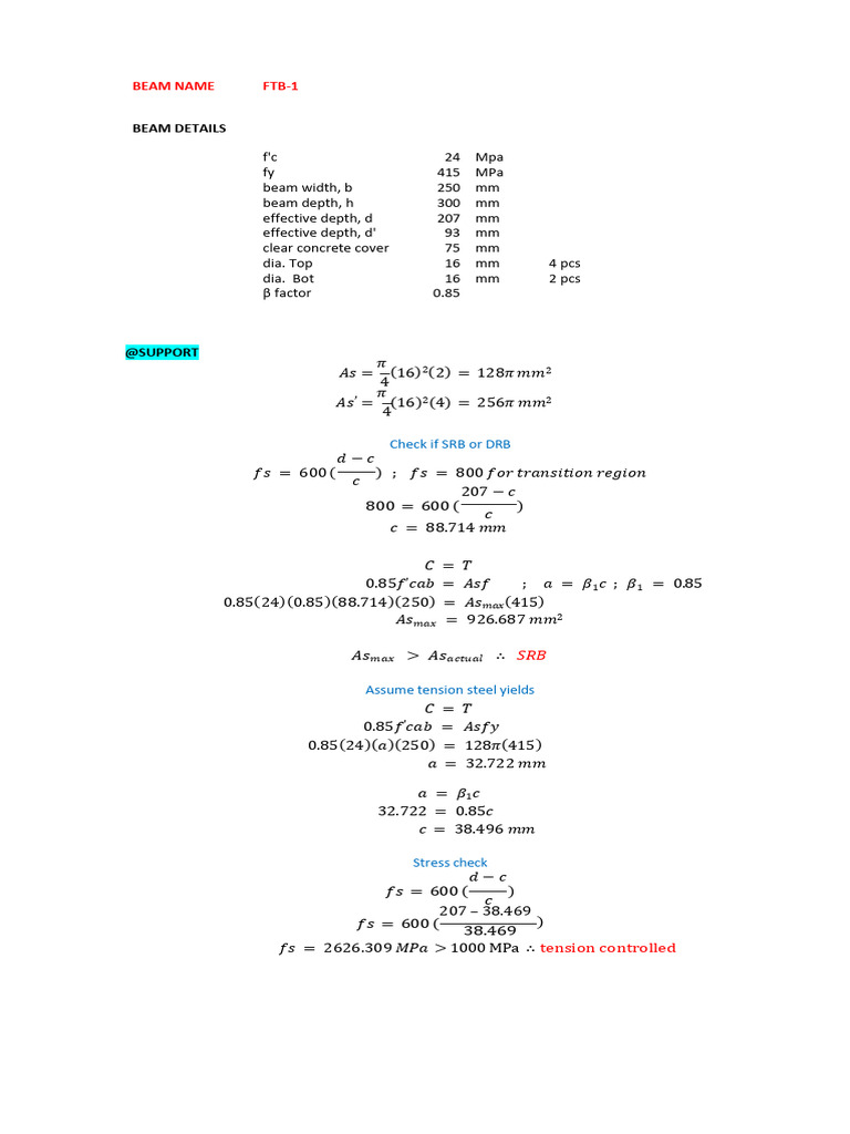 Ruth RCD Manual Computation | PDF | Civil Engineering | Masonry