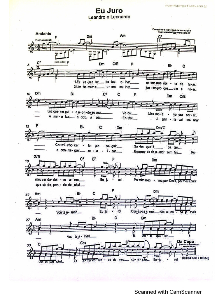 Eu Juro | PDF
