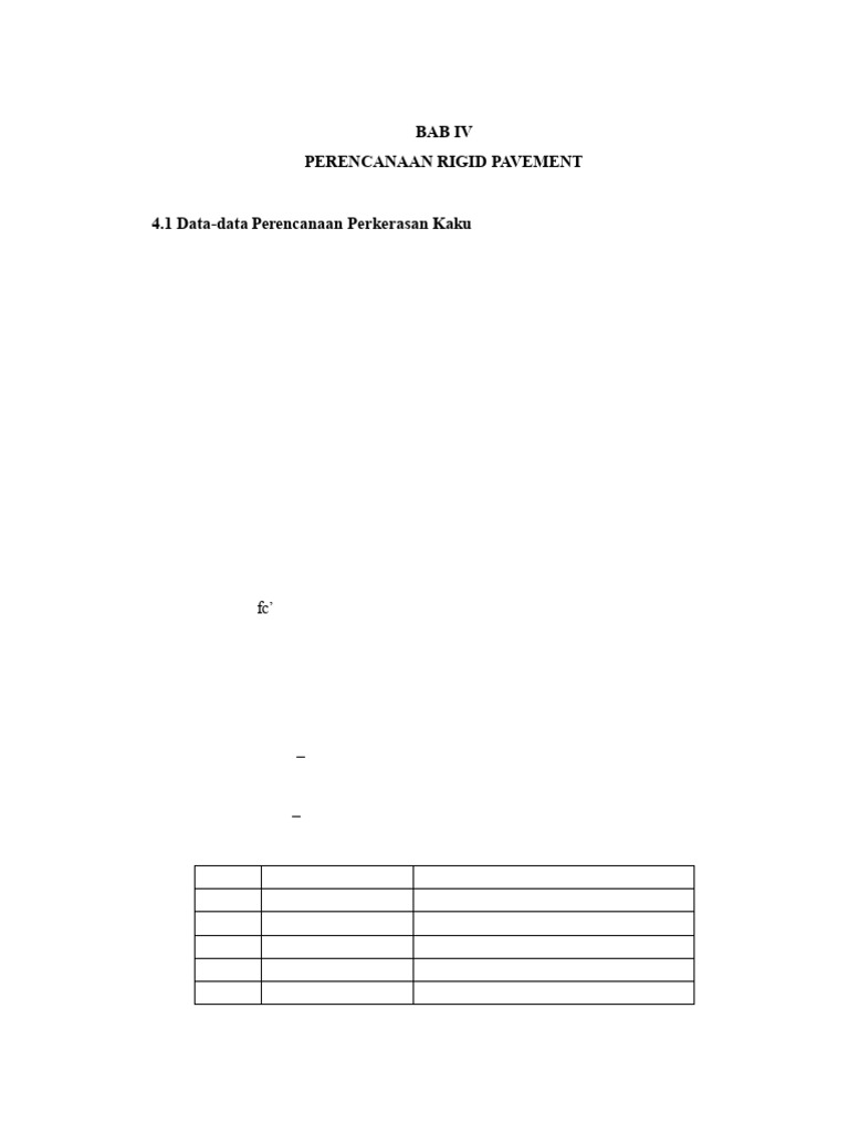 Perkerasan Jalan Rigid | PDF