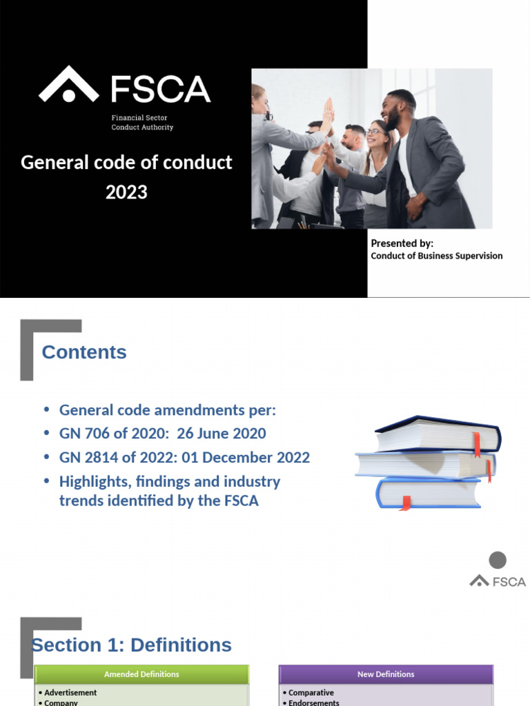 General Code of Conduct Changes | PDF | Conflict Of Interest | Insurance