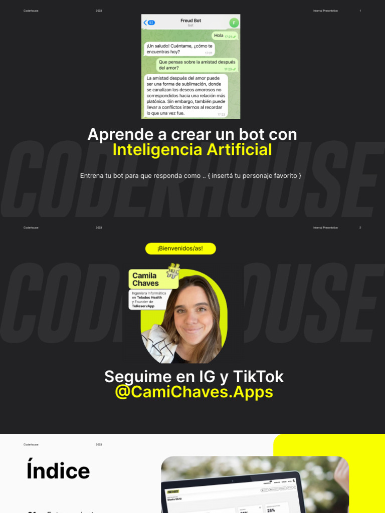 Aprende a crear un bot con IA | PDF | Software | ciberespacio