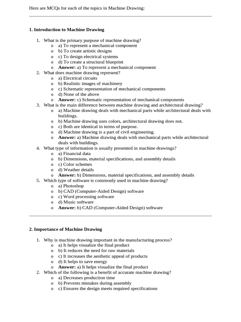 Machine Drawing | PDF | Mechanical Engineering