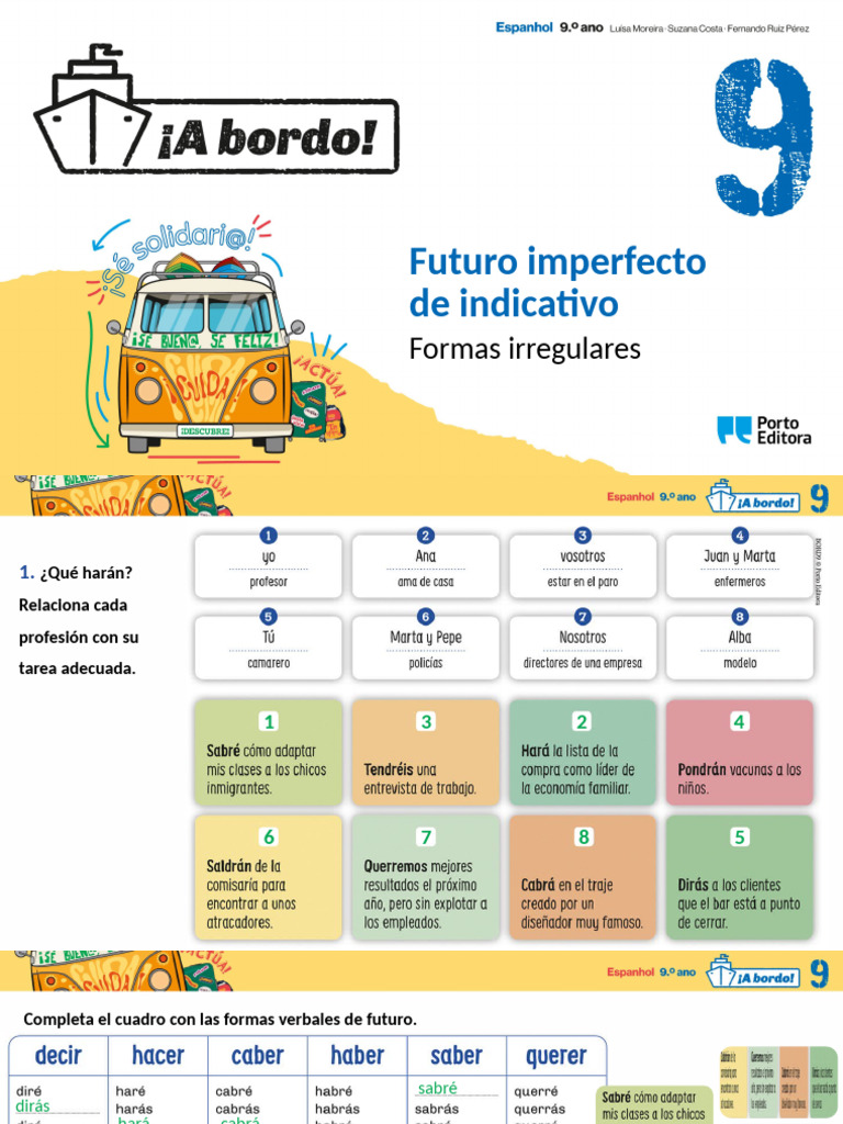 Bord9 Futuro Imperfecto Irregulares 13 | PDF