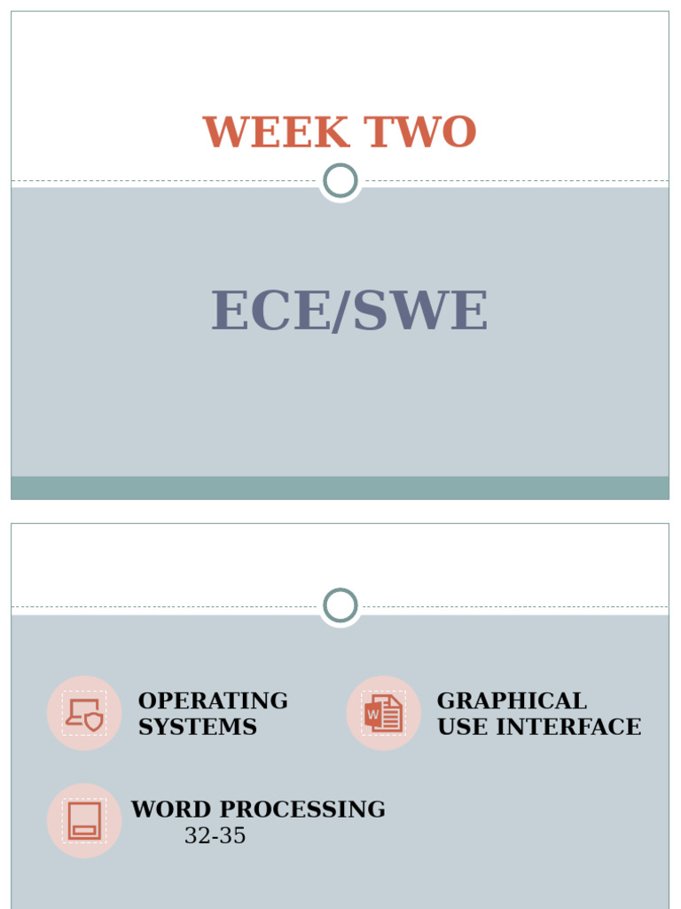 Lecture Two 24-25 Rev | PDF | Graphical User Interfaces | Operating System