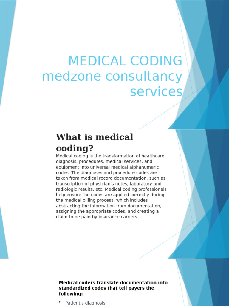 Medical Coding Ppt (1) | PDF | Health Care | Social Programs